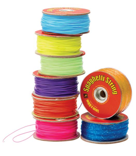 Spaghetti String 1mm x 60m Pale Blue